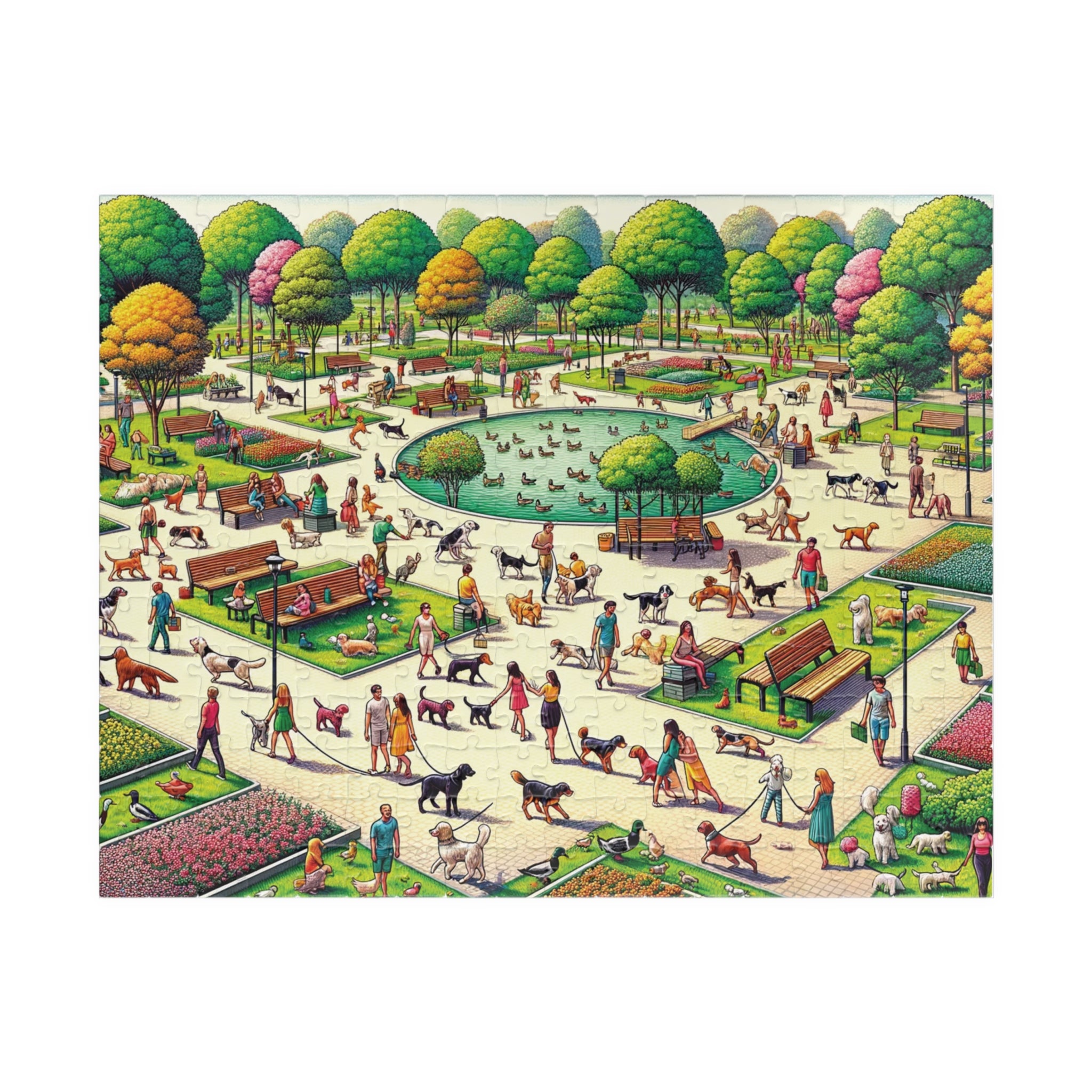Marching Dog Park Puzzle – Marching Dogs